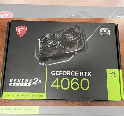 Видеокарта MSI RTX 4060 Ventus 2X Black 8Gb OC