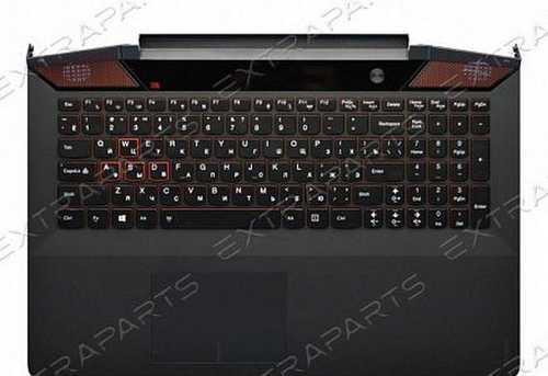 Клавиатура lenovo Y700-15 (RU) черная топ-панель