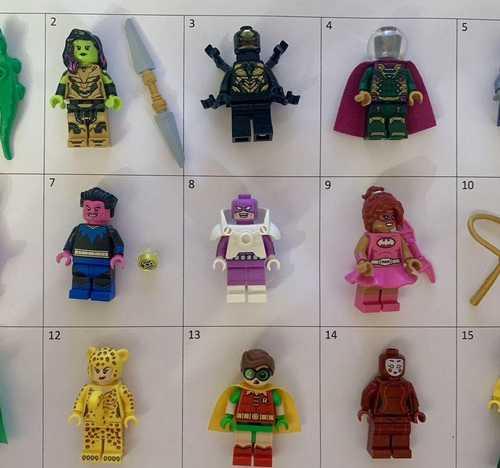 Lego minifigures из разных серий