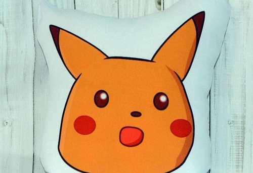 Подушка маленькая Покемон - Пикачу мем