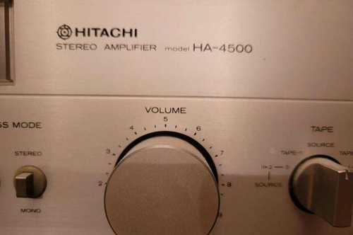 Винтадный, мощный винтажный усилитель Hitachi HA-4