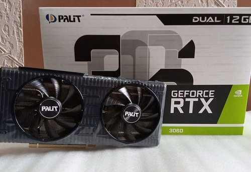 Видеокарта Palit nvidia GeForce RTX 3060 dual