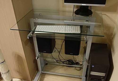 Стеклянный Компьютерный столик