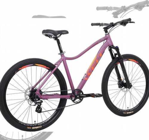 Велосипед Welt Edelweiss 2.0 HD 27 (2024) Violet Vor143