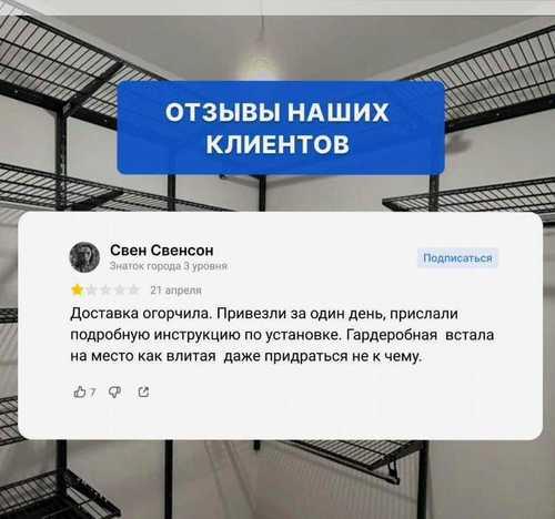 Гардеробные новые на заказ