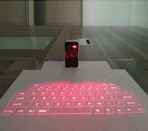 Беспроводная Bluetooth лазерная клавиатура chyi