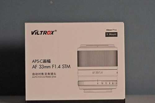 Viltrox AF 33mm f/1.4 Fujifilm X New