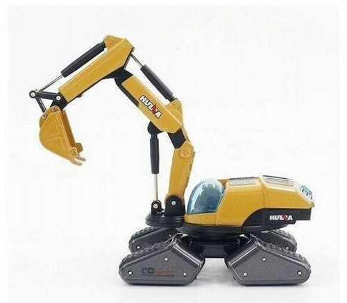 Hui Na Toys Металлический экскаватор