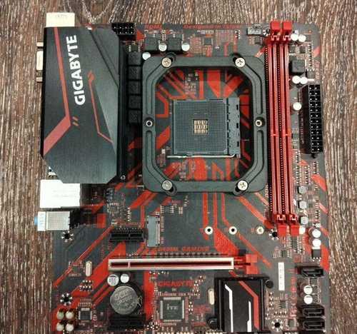 Материнская плата gigabyte b450m