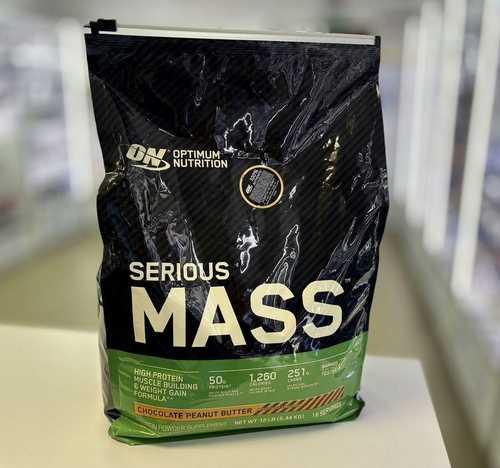 Гейнер Optimum Nutrition Serious Mass 12lb(5455г)