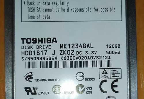 HDD 1,8" ZIF 120Gb Toshiba