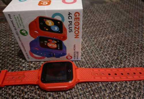 Часы детские Geozone 4g plus красные