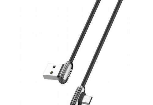 Кабель Hoco U60 microUSB 2.4A 1.2м черный KAB150