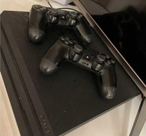 Sony playstation 4 pro 1tb 2 геймпада