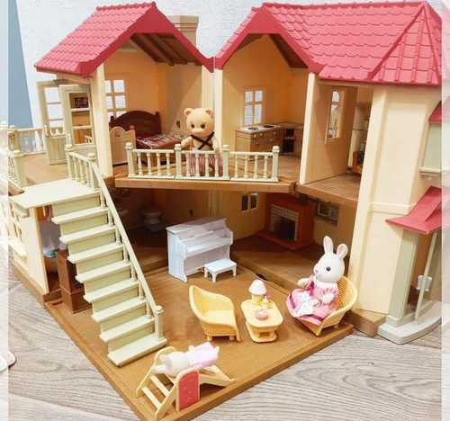 2 домика sylvanian families