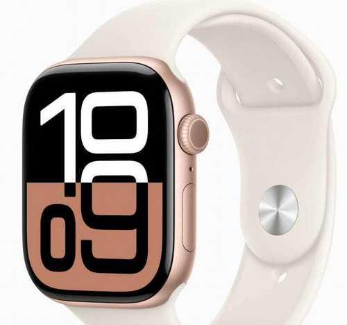 Apple Watch 10 Rose Gold 42 mm (Новые )