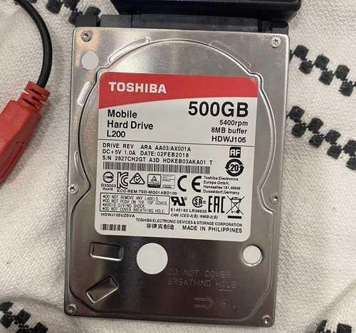 Hdd Toshiba 2.5 500 gb