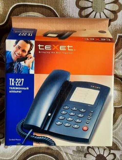 Новый стационарный телефон Texet
