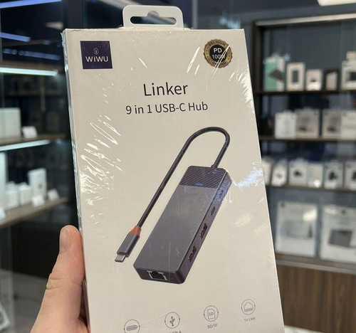 USB-хаб Wiwu Linker 9 in 1 для MacBook