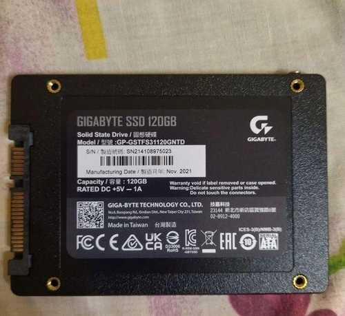 SSD Gigabyte 120 gb 2.5' GP-gstfs31120gntd