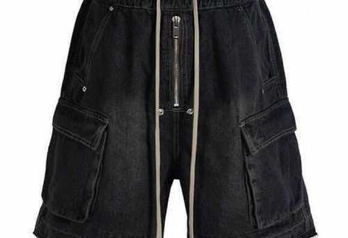 Rick Owens Drkshdw Denim Cargo Shorts шорты