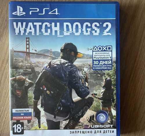 Watch dogs 2 ps4 диск