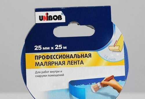 Лента "Unibob" 25мм*25м (синяя) профессиональная