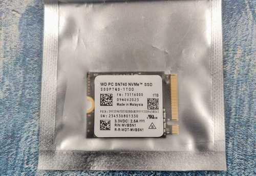 SSD M2 2230 WD SN740 1TB Pcie 4.0 Новый
