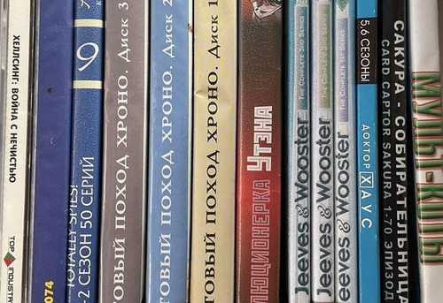 Диски DVD с аниме и сериалами