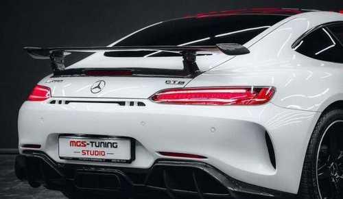 Задний бампер + спойлер GT-R Mercedes AMG GT C190