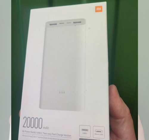 Xiaomi power bank 20000 быстра зарядка