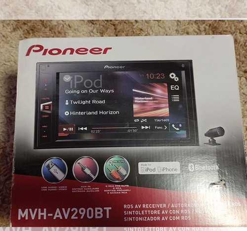 Автомагнитола pioneer 2din с блютузом