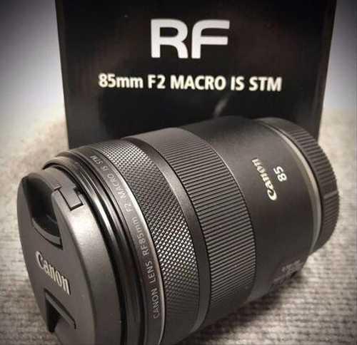 Обьектив Canon RF 85mm F2 macro IS STM