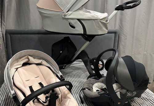 Коляска 3в1 Stokke xplory v6,в отличном состоянии