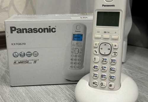 Телефон Panasonic KX-TGB210RUW dect