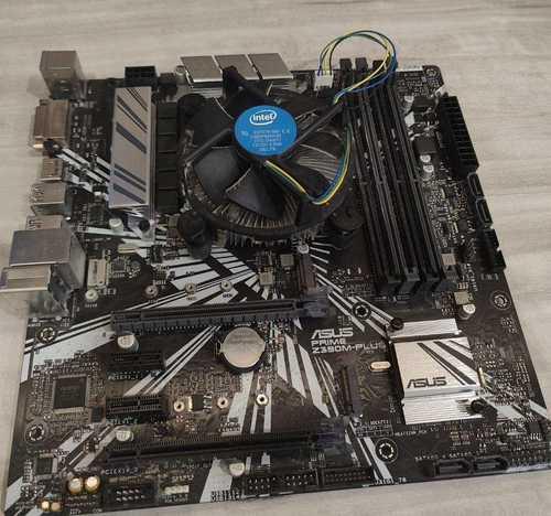 Материнская плата asus z390m-plus