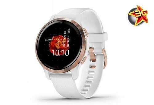 Часы Garmin Venu 2S White/Rose Gold