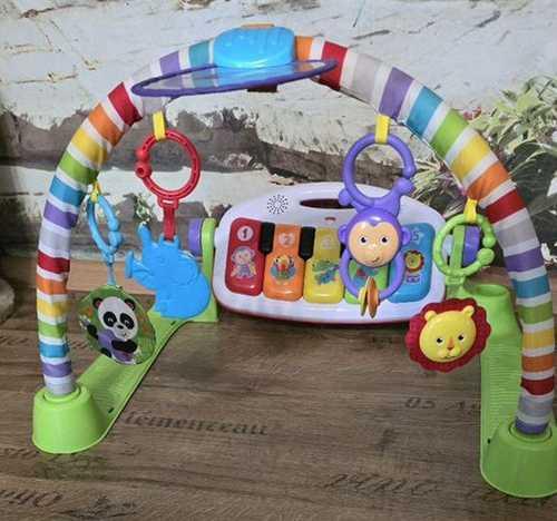 Развивающий коврик fisher price с пианино