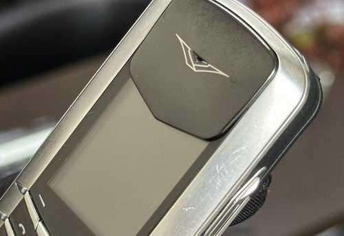 Vertu Signature M Design White Gold Pave Diamonds