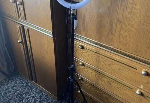 Кольцевая лампа со штативом 26 см