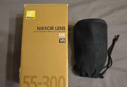 Объектив Nikon 55-300mm f/4.5-5.6G Nikkor