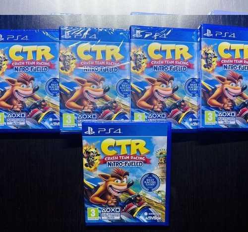 Crash Team Racing ps4 диск новый