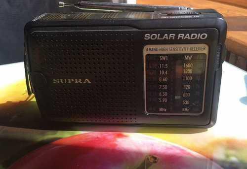 Радиоприемник на солнечной подзарядке supra