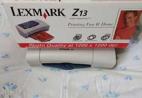 Цветной струйный принтерLexmark Z13