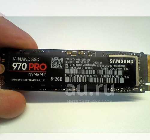 SSD Samsung 970 PRO 512 Gb mz-v7p512. Практически