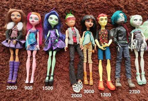 Куклы monster high, ever after high