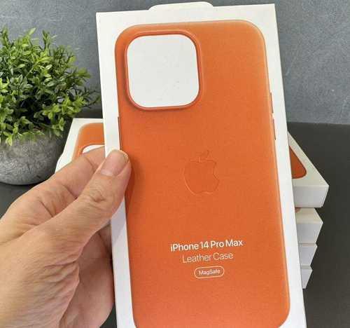 Оригинал Apple iPhone 14 Pro Max Leather Case