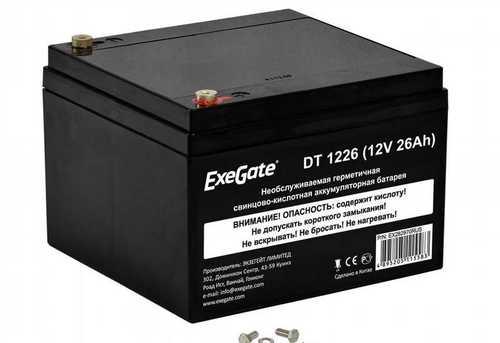 Аккумуляторная батарея ExeGate DT 1226 (12V 26Ah