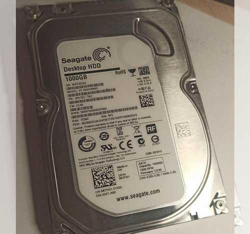 Жёсткий диск Seagate Desktop HDD 1TB