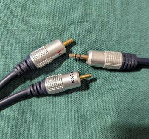 Кабель Luxmann Audio MiniJack (3.5mm) - 2*RCA 7 ме